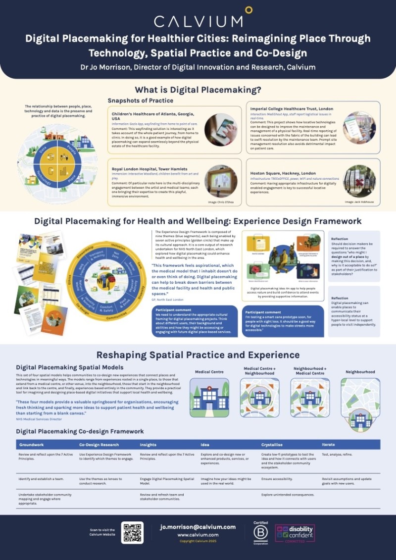 Digital placemaking for healthier cities: Reimagining place through ...