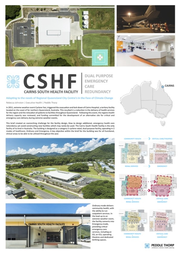 Dual-purpose emergency department: Cairns South Health Facility ...